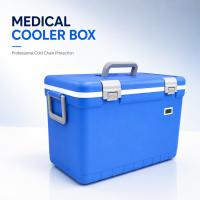 China Medical Cooler Box Featuring Lockable Lid and Secure Sealing Insulated for Controlled Medical Storage Environments for sale