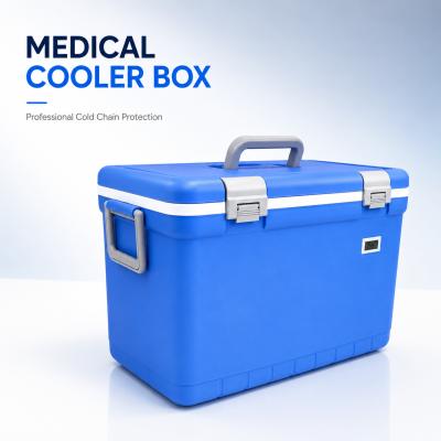 China Medical Cooler Box Featuring Lockable Lid and Secure Sealing Insulated for Controlled Medical Storage Environments for sale