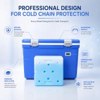 China Medical Cooler Box compact and durable insulated box for maintaining temperature integrity of medical supplies during transit for sale