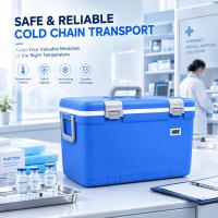 China Temperature Display Ice Medication Cold Box Utilizing Polyurethane Foam Insulation Providing Long Lasting Cooling Effect for sale