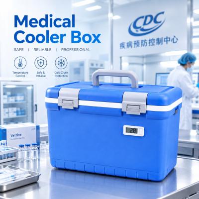 China Pharmaceutical Grade Insulated Cooler Carrier Box, Reliable Cold‑Chain Transit Container, Stable 2‑8°C Thermal Preservation For Medicine, Biological Samples, Diagnostic Reagents, Suitable For Medical for sale