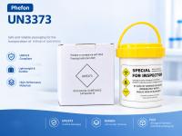 China Phefon Durable UN3373 Biological Specimen Shipping Container with Absorbent Pads and Specimen Sponge Holder for sale