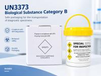 China UN3373 Category B Specimen Transport Container Rigid Outer Box With Biohazard Label Compliance Set Secure Packaging Solution For Medical Samples for sale