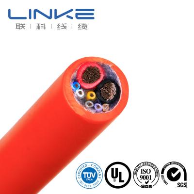 China SAE J1772 Type 1 Plug Electric Car Charger 70mm2 Equipment Customized Drag Chain Cable for sale