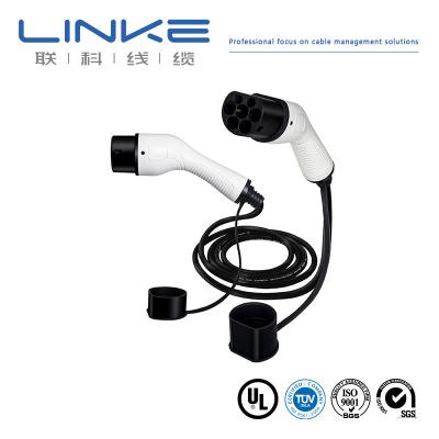 China IEC 62196-2 Plug EV Charging Cable with CE TUV Certificate and Bare Copper Conductor for Slow EV Charging Station for sale