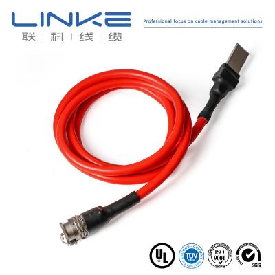 China High Temperature Resistance Soft Silicone Cable Harness for Customized Request Flexible Silicone Wire Silicone Rubber Cable Industrial Silicone Cable Automotive Silicone Harness for sale