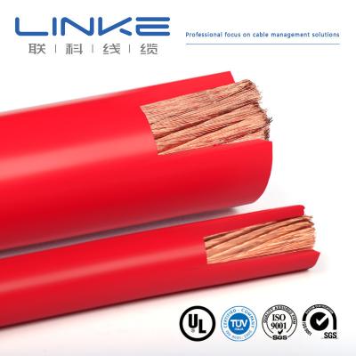 China 25mm2 Tinned Copper Silicone Rubber Cable EV15e 300V for Automotive and Industrial Applications for sale