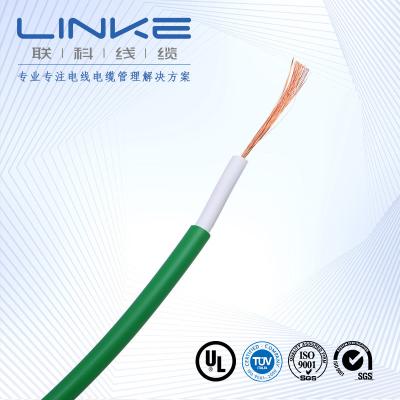 China Silicone rubber double-layer insulated single core cable Industrial control cable Tinned copper cable for sale