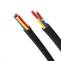 China Flexible PVC  Round  Electrical Elevator Lift Cable with Knitting UV-Resistance Crane Cable Continuous Flex Rating Wire for sale