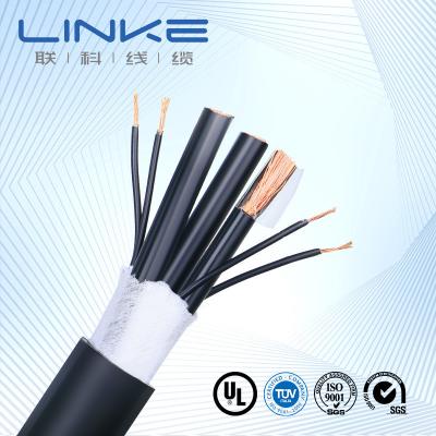 China Low Halogens Signaling Cable Coaxial Cable with 4G1.5mm2 and 7g2.5mm2 for Power Control for sale