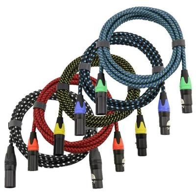 China Customizable Length XLR Cable with High Sound Quality and Bare Copper Wire for Professional Audio for sale