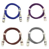 China Customizable Length XLR Cable with High Sound Quality and Bare Copper Wire for Professional Audio for sale