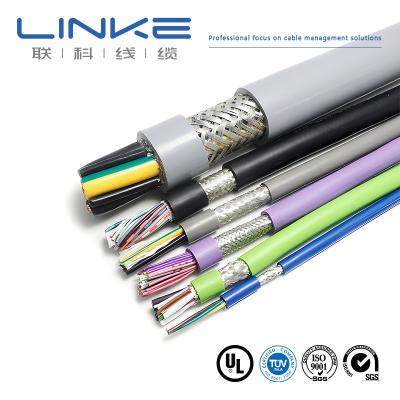 China Polyethylene Insulated Copper Wire Braided Shielded PVC Sheathed Computer Twisted Pair Cable for sale