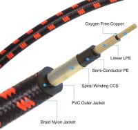 China Braid Jack Electric Tweed Guitar Cables 6.35MM With Noiseless Technology for Professional Audio for sale