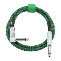 China Noiseless Electric Guitar Cable with Custom Connector and Bare Copper Wire for Professional Audio Instruments for sale
