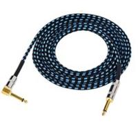 China Noiseless Electric Guitar Cable with Custom Connector and Bare Copper Wire for Professional Audio Instruments for sale