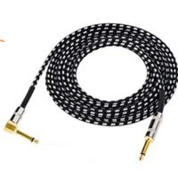 China Noiseless Electric Guitar Cable with Custom Connector and Bare Copper Wire for Professional Audio Instruments for sale