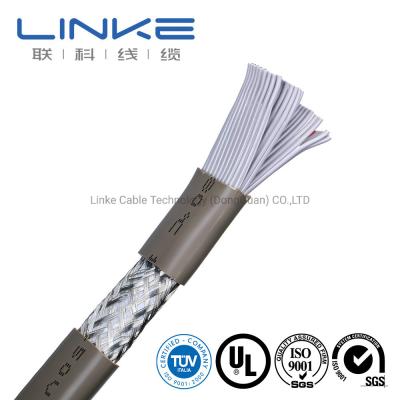 China 50 Core 28AWG Flat Cable with PVC Pipe Bandaging and SATA/SATA Interface UL Electrical Wire for sale