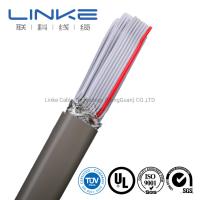 China 50 Core 28AWG Flat Cable with PVC Pipe Bandaging and SATA/SATA Interface UL Electrical Wire for sale