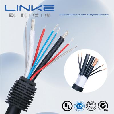 China Multi-mode Fiber PVC Jacket Coaxial Cable with Smooth Copper Tube Conductor and Galvanized Steel Wire Messenger for Stable Internet and Networking for sale