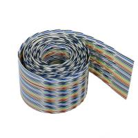 China Medical Biocompatible PVC Flat Ribbon Cable UL1185 with Shielded Tinned Copper Round Wire for sale
