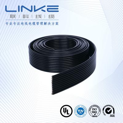 China Medical Biocompatible Flat Ribbon Cable with Shielded Tinned Copper and PVC Jacket for Custom Applications for sale