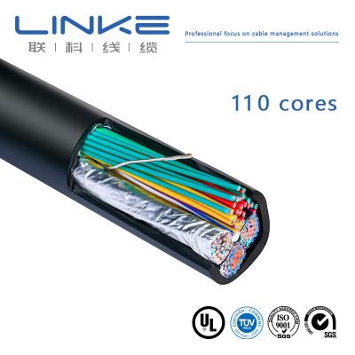 China UL2464 110 Core Electric Cable with Tinned Copper Conductor and Halogen-Free Thermoplastic for Electronic Equipment for sale