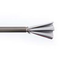 China Sheath Material PVC UL2464 Grey with Red Edge 20 Pin Flat Ribbon Speaker Cable for sale