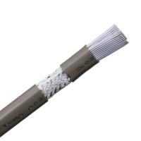 China Sheath Material PVC UL2464 Grey with Red Edge 20 Pin Flat Ribbon Speaker Cable for sale