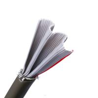 China Sheath Material PVC UL2464 Grey with Red Edge 20 Pin Flat Ribbon Speaker Cable for sale