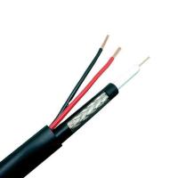 China 30 AWG Black Power PVC Copper Conductor Electrical Power Coaxial Electric Cable for sale