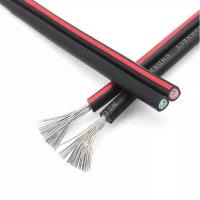 China 2468 VW-1 80°C 300V 22AWGx2C Flat Ribbon Wire UL2468 2 Core PVC Speaker Cable for sale