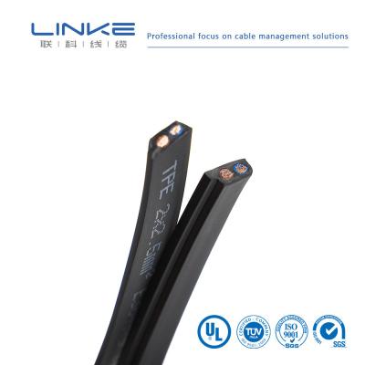 China PVC Sheath Tinned Copper Core 300V Rated Flat Cable for Automotive and Industrial Applications for sale