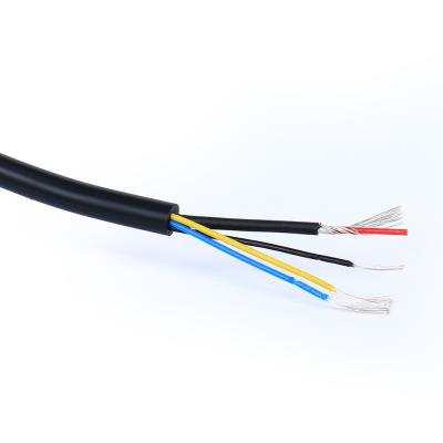 China Flame Retardant PVC Retractable Spring Loaded Cable for Medical Equipment for sale