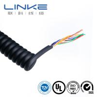 China Copper Conductor Spring Cable with 300-600V Rated Voltage and Customizable Insulation Materials for sale