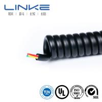 China Copper Conductor Spring Cable with 300-600V Rated Voltage and Customizable Insulation Materials for sale