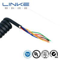 China Copper Conductor Spring Cable with 300-600V Rated Voltage and Customizable Insulation Materials for sale
