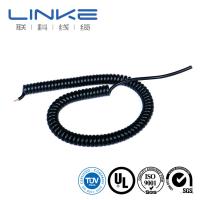 China Copper Conductor Spring Cable with 300-600V Rated Voltage and Customizable Insulation Materials for sale