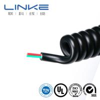 China Copper Conductor Spring Cable with XLPE Sheath and 300-600V Rated Voltage for Industrial Applications for sale