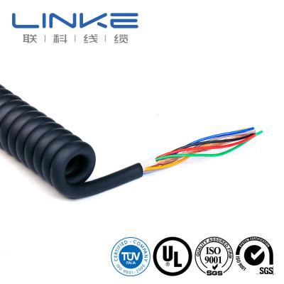 China Multi Cores Spring Cable For LED ODM And Automobile Package Gross for sale