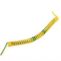 China Sheath Material PVC 2-10 Cores Flame Retardant Spiral Curly Spring Power Cable for Electronic Equipment for sale