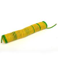 China Sheath Material PVC 2-10 Cores Flame Retardant Spiral Curly Spring Power Cable for Electronic Equipment for sale