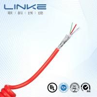 China Medical Equipment XLPE Insulation PUR Silicone Spiral Coiled Power Spring Robot Cable for sale