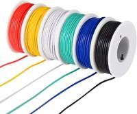 China Three Color Line Environmental Protection Tinned Copper Conductor Cable UL1569 30AWG Wire for sale