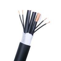 China Coaxial Single Mode Direct Burial Fiber Optic Cable 300V Customized For Outdoor for sale