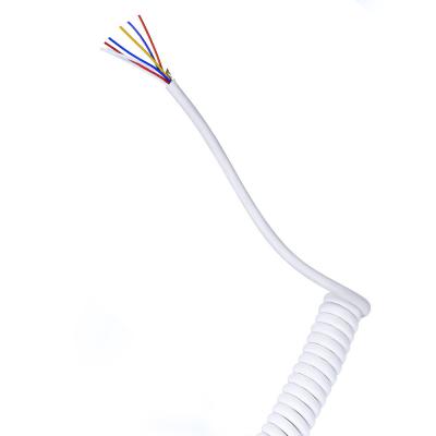 China Low and Medium Voltage Cable PVC Insulated Tinned Wire Spring Electric Spiral Cable for sale