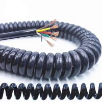 China Industrial Control Cable with Tined Copper Wire and PVC/PE/PP/PU/TPE Insulation Spring line for sale