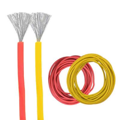 China High-Temperature Resistant Silicone Rubber Cable with Tinned Copper Conductor and Customizable Insulation for Industrial Control for sale