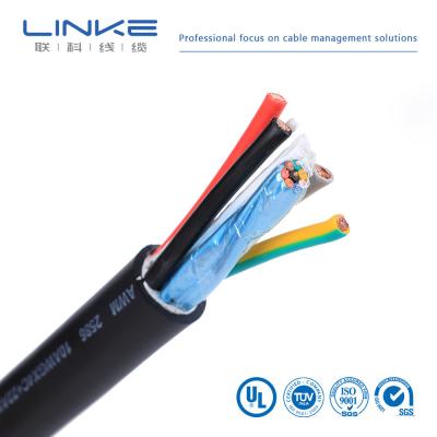 China 300/500V 4-Cores RVV Cable with PVC Insulation and Copper Conductor for Industrial Control & Automation for sale