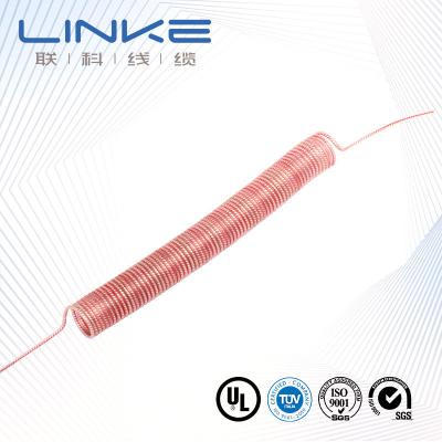 China Custom Round Parallel Spring Coiled Cable ISO 13485 Medical Cable 's Specialty for sale